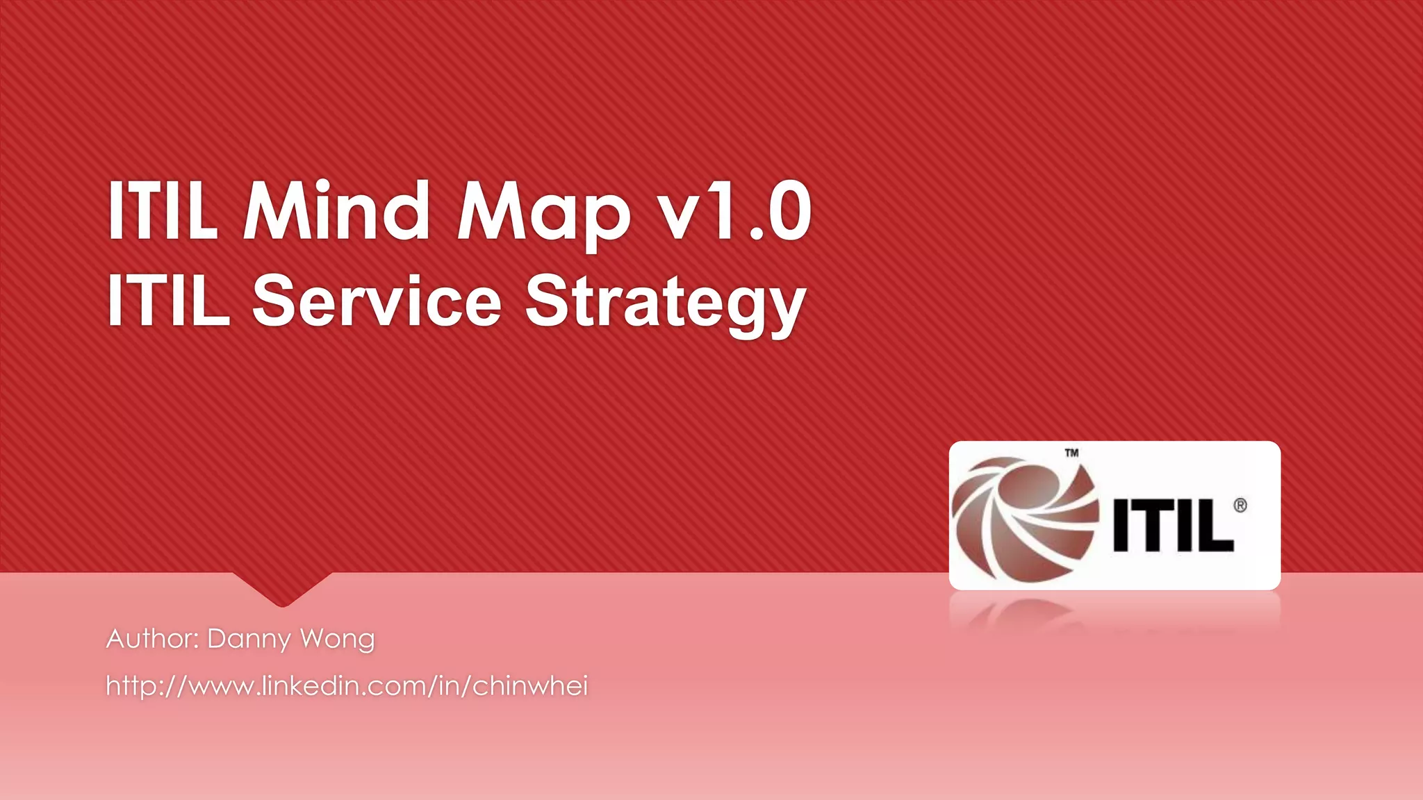 ITIL Mind Map v1.0 - ITIL Service Strategy | PPTX