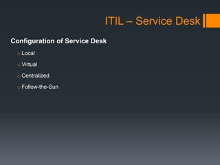 ITIL V3F Overview Part II | PPT