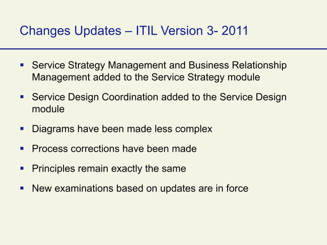 ITIL Overview | PPTX
