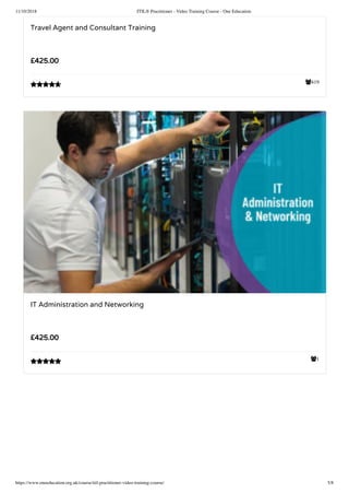 ITIL® Practitioner – Video Training Course | PDF