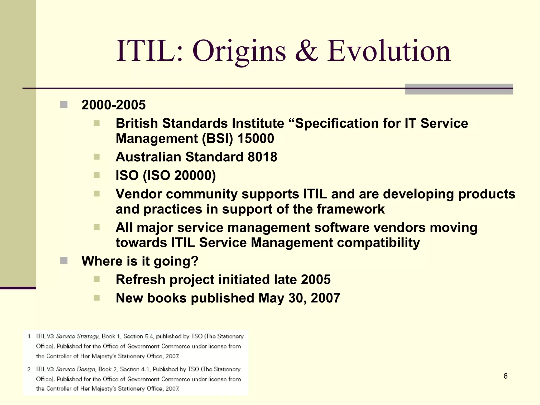 RDrew ITIL Presentation | PPT