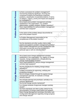 itil process maturity assessment | PDF