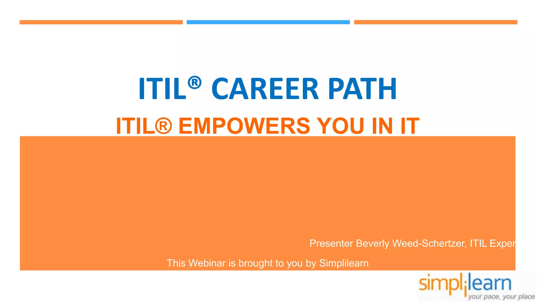 ITIL Career Path | PPTX