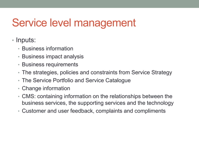 ITIL Service Design | PPTX | Information Services Industry | Industries