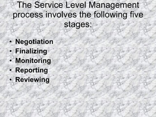 Itil Service Level Mgmnt | PPT | Cloud Computing | Internet