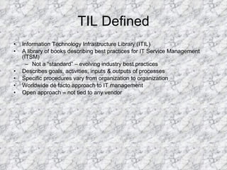 Itil Service Level Mgmnt | PPT