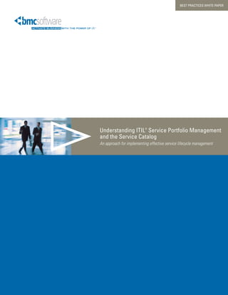 Itil Service Portfolio Management, The Service Catalog, And You | PDF ...