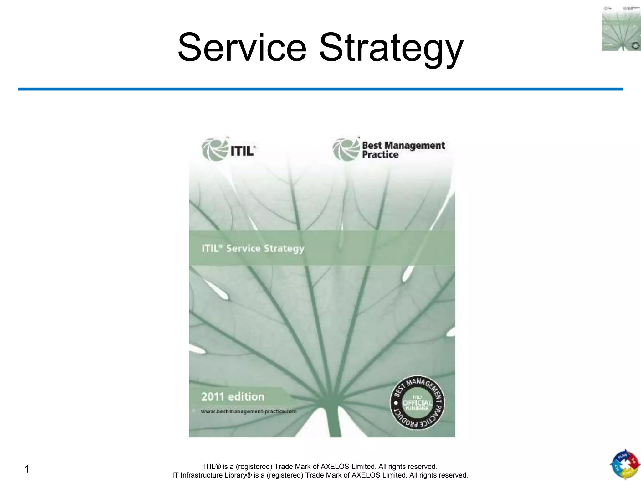 ITIL service strategy | PPTX