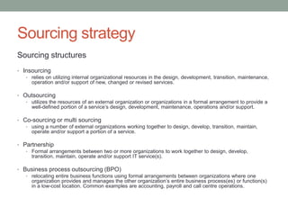 ITIL Service Strategy 2011 | PPTX