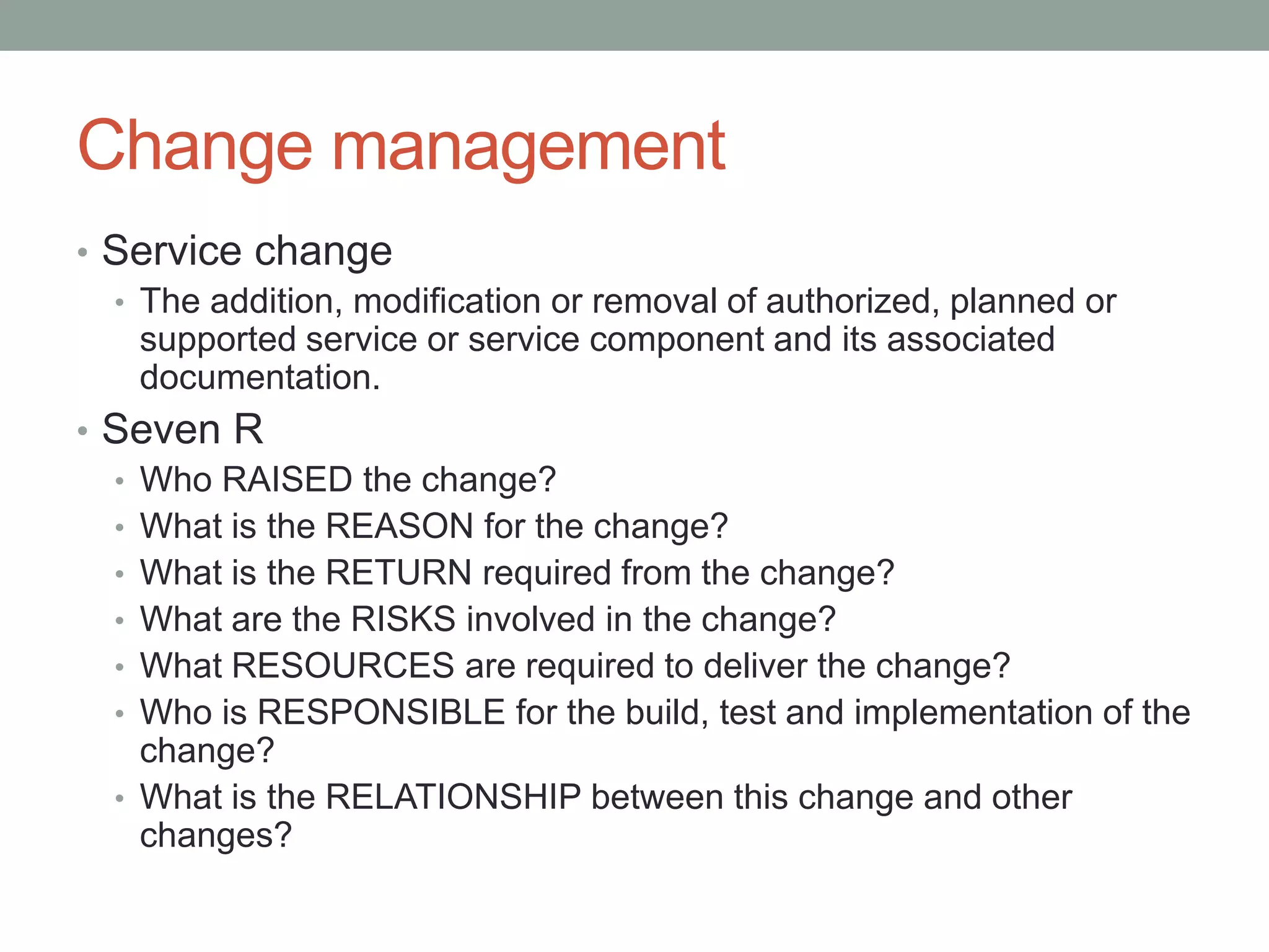 Itil Service Transition Pptx