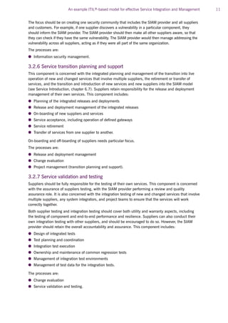 ITIL SIAM - Service Integration and Management Model | PDF