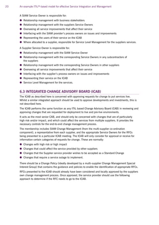 ITIL SIAM - Service Integration and Management Model | PDF
