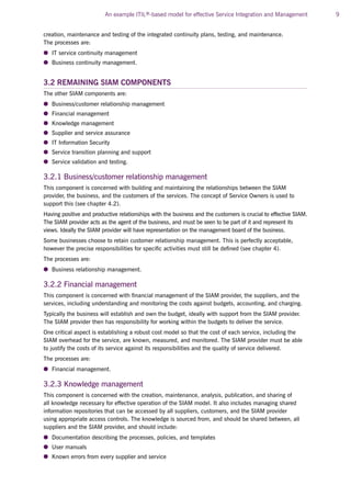 ITIL SIAM - Service Integration and Management Model | PDF
