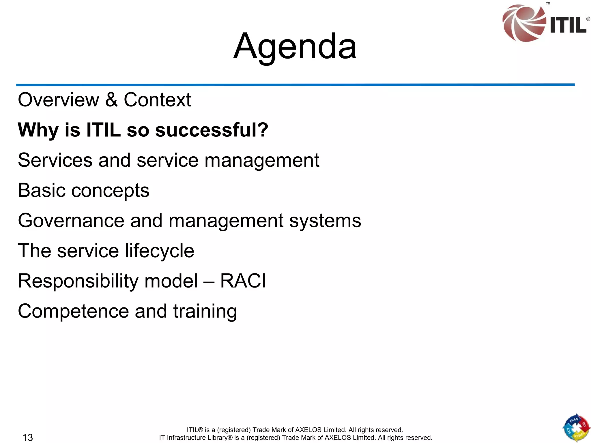 ITIL summary | PPT | Cloud Computing | Internet