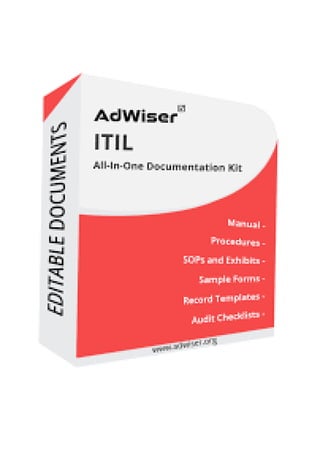 ITIL All i one Documentation Tool kit adwiser | PDF