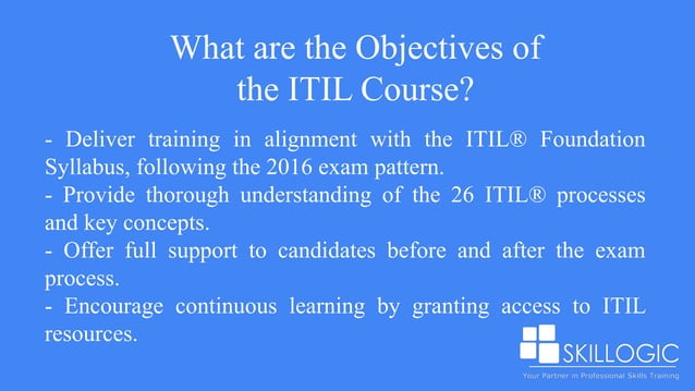 ITIL Training Course in Bangalore....... | PPT