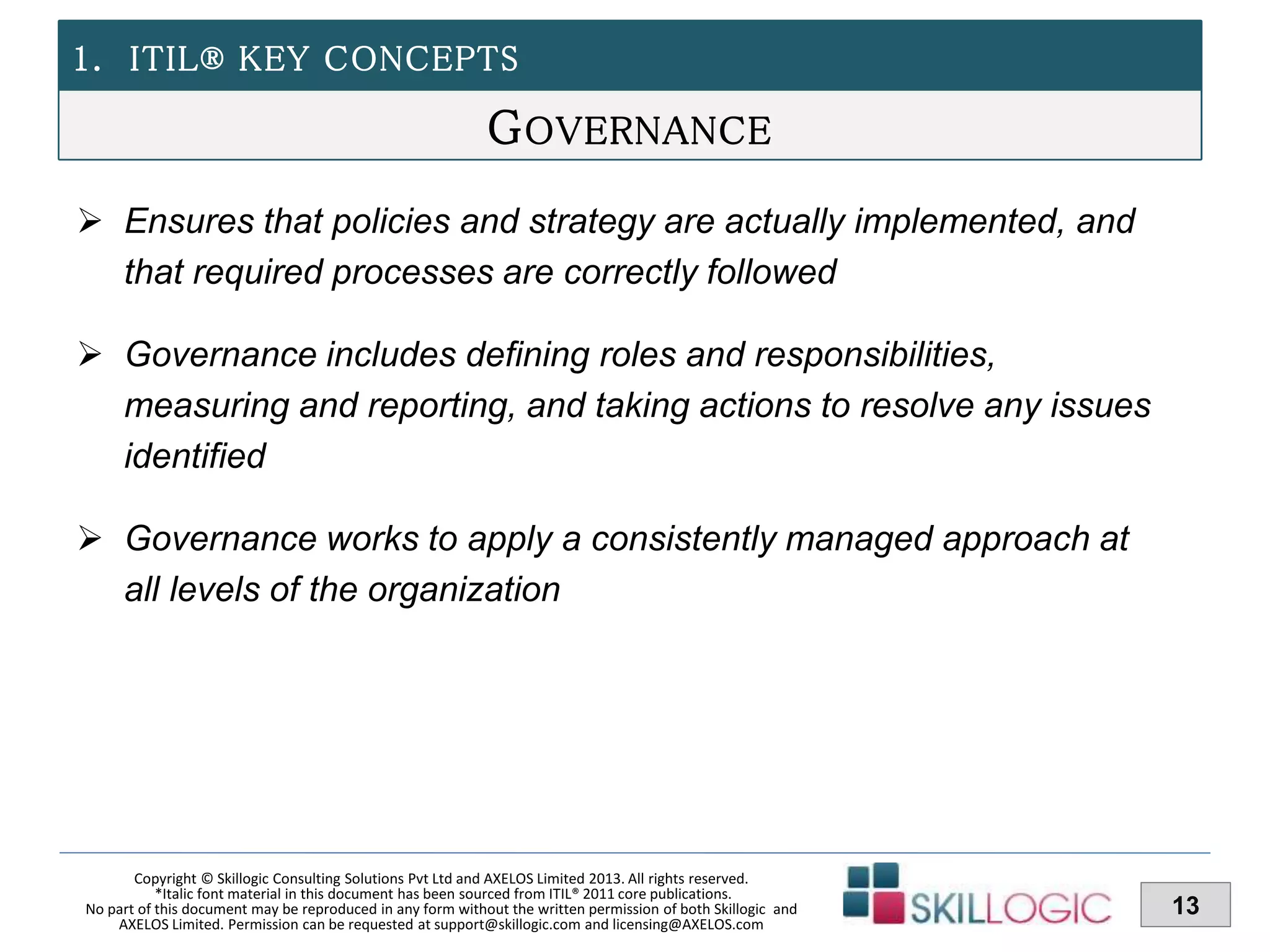 ITIL Training Module 1 Service Management Part 2 | PPT