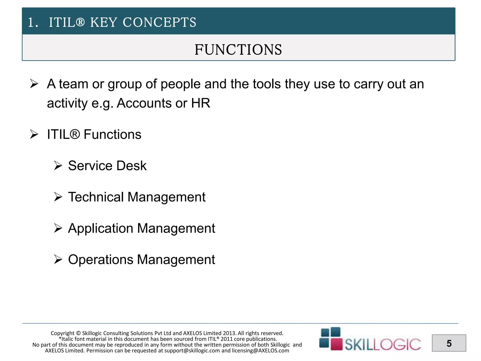 ITIL Training Module 1 Service Management Part 2 | PPT