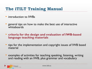 iTILT & SmartVET: two EU projects to promote effective interactive ...