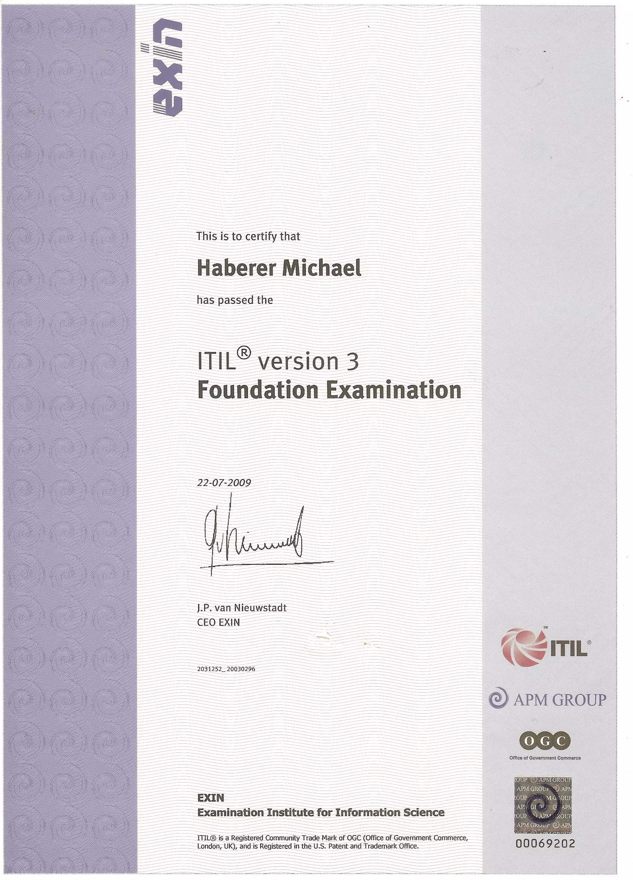 ITIL V3 Foundation Certificate | PDF