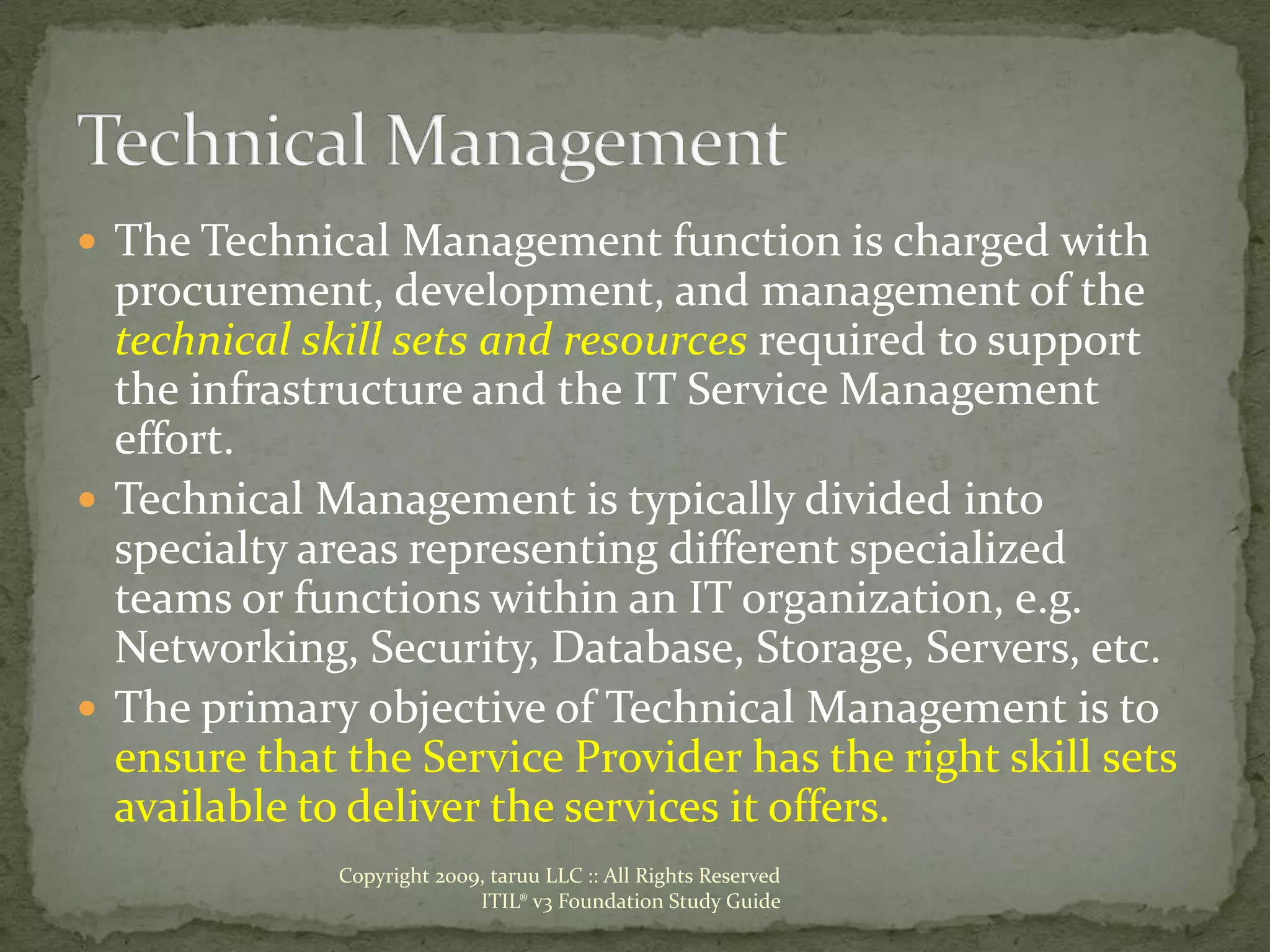 Itil v3 foundation study guide itil core concepts | PDF