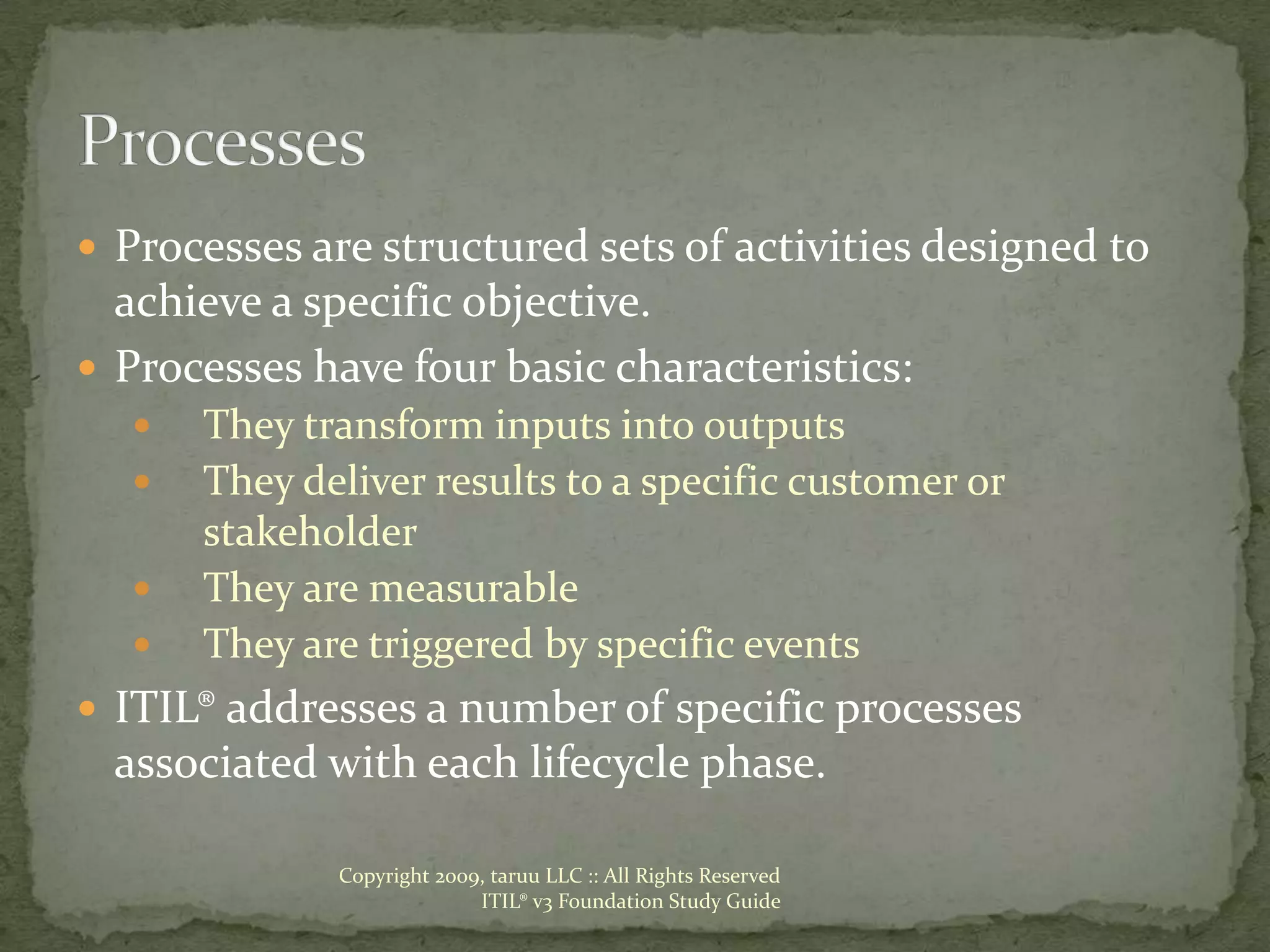 Itil v3 foundation study guide itil core concepts | PDF