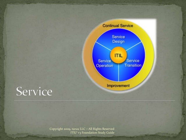 Itil v3 foundation study guide itil core concepts | PDF
