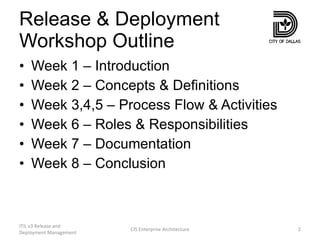 Itil v3 release and deployment management | PPT