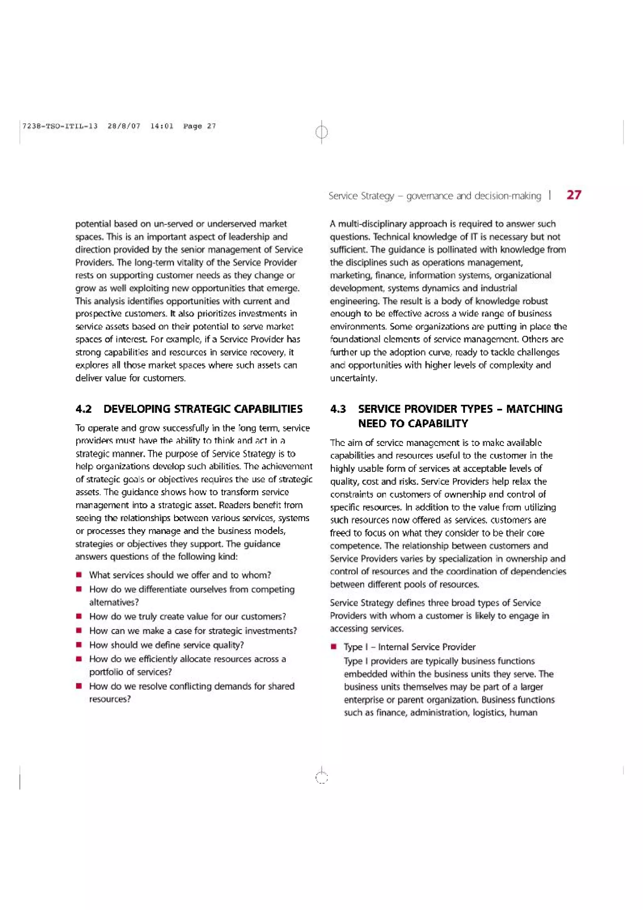 ITIL V3 Study Guide | PDF