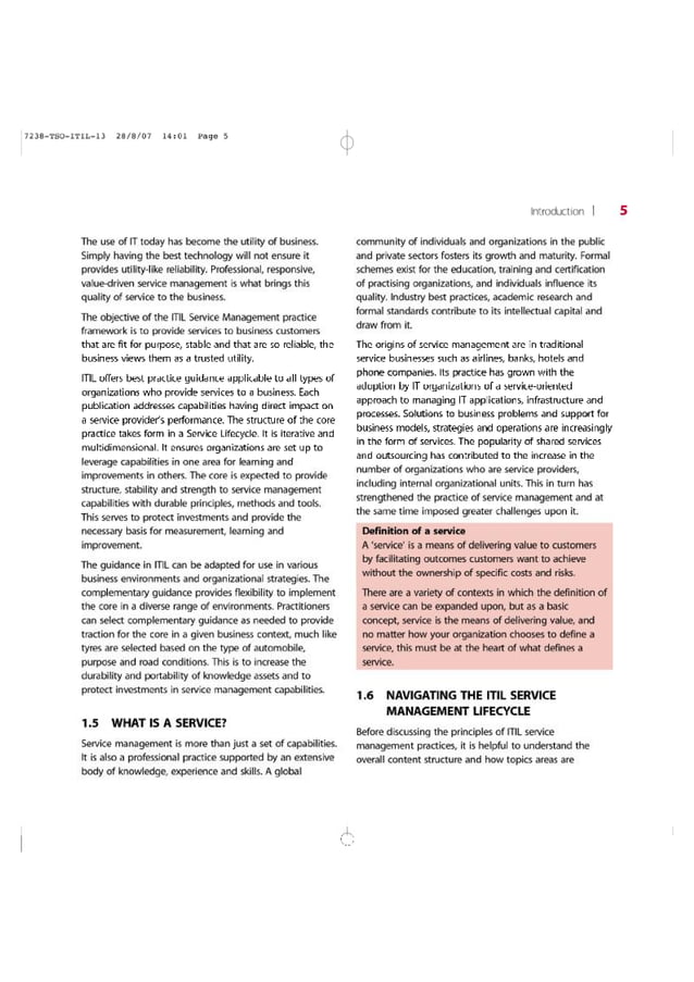 ITIL V3 Study Guide | PDF