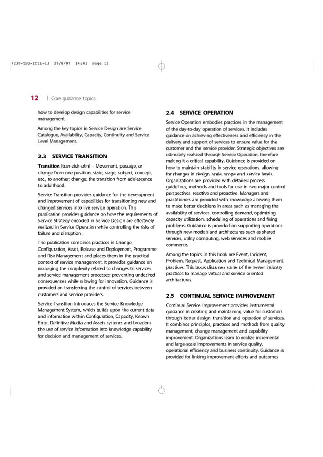 ITIL V3 Study Guide | PDF