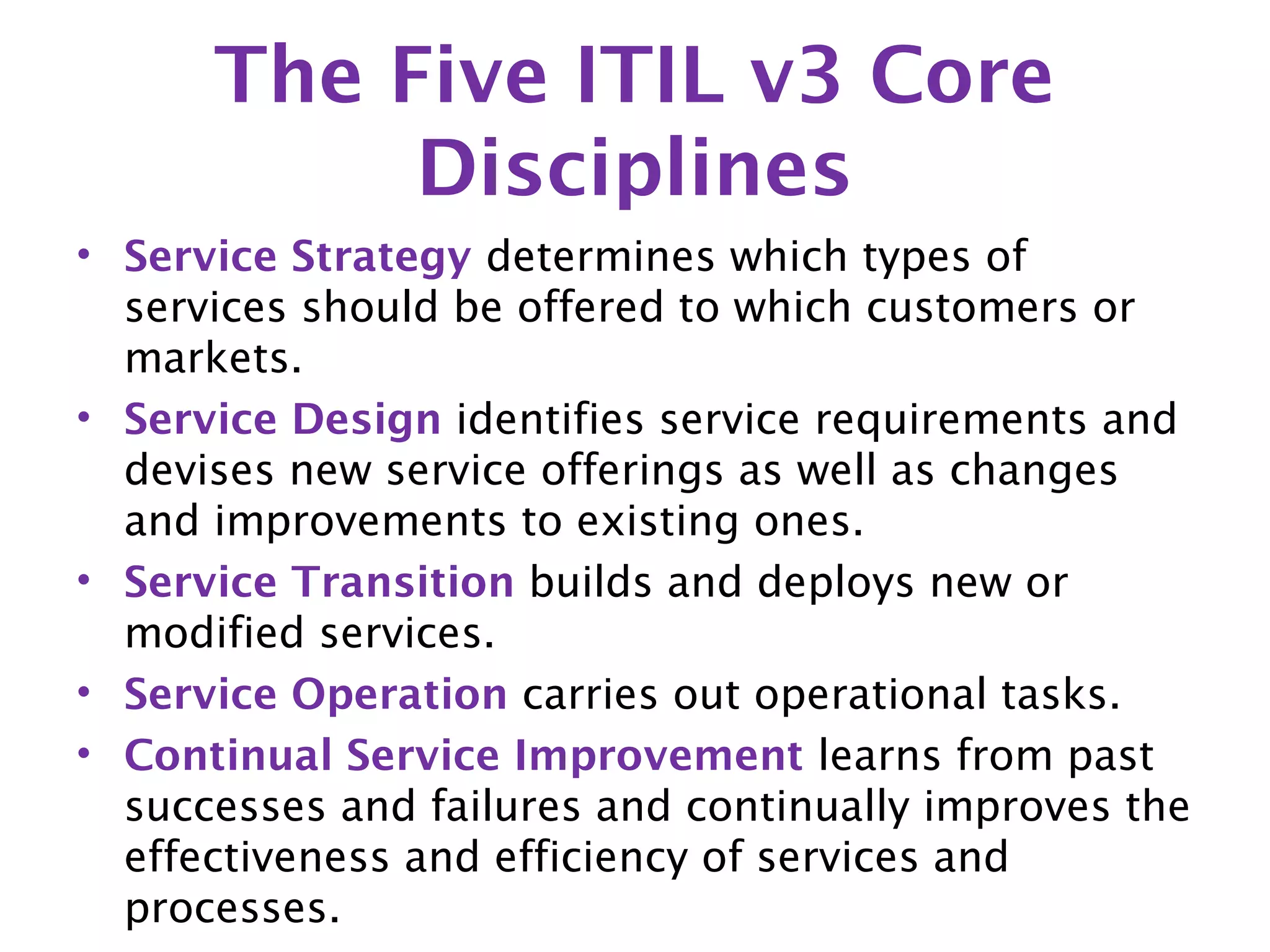 Itil v3 versus itil v2 overview | PPT | Cloud Computing | Internet