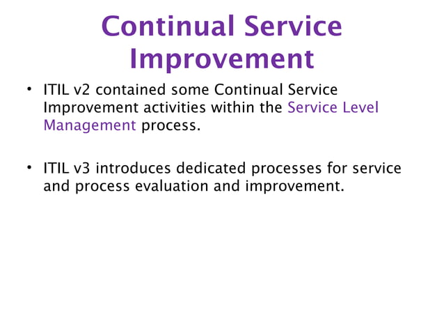 Itil v3 versus itil v2 overview | PPT | Cloud Computing | Internet