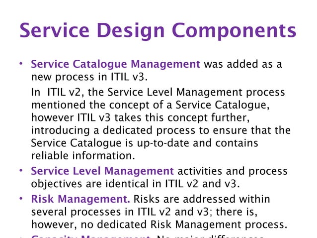 Itil v3 versus itil v2 overview | PPT | Cloud Computing | Internet