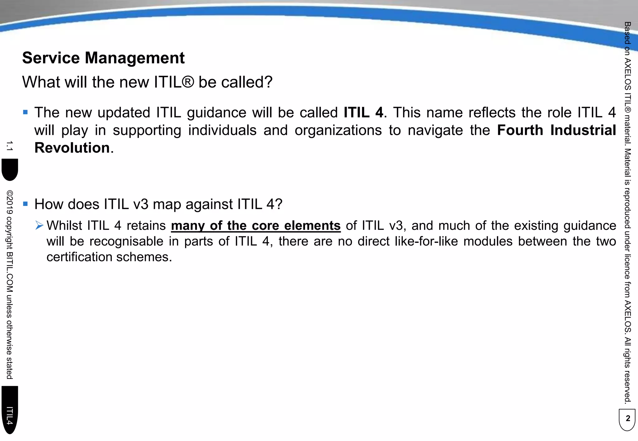 ITIL v3 vs v4 | PPTX