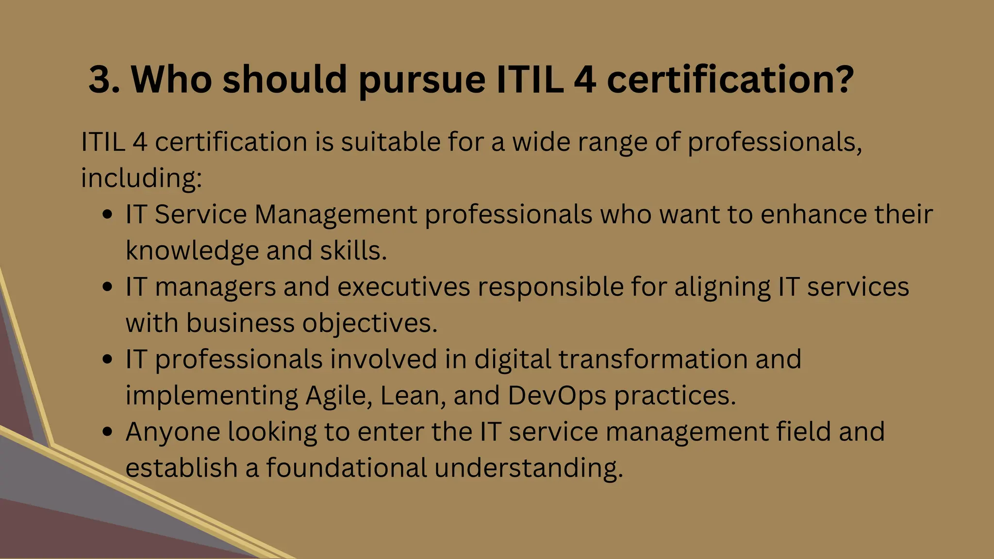 ITIL 4 Certification: Frequently Asked Questions and Answers | PPT