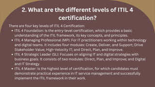 ITIL 4 Certification: Frequently Asked Questions and Answers | PPT