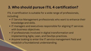 ITIL 4 Certification: Frequently Asked Questions and Answers | PPT