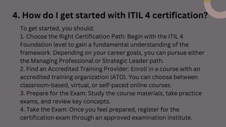 ITIL 4 Certification: Frequently Asked Questions and Answers | PPT