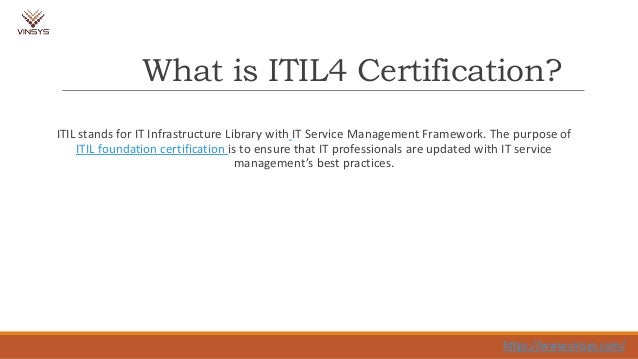 ITIL4 Foundation Training in Dubai- Vinsys | PPTX