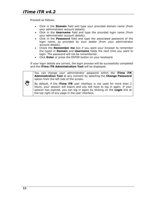 iTime - Time and Attendance Manual | PDF