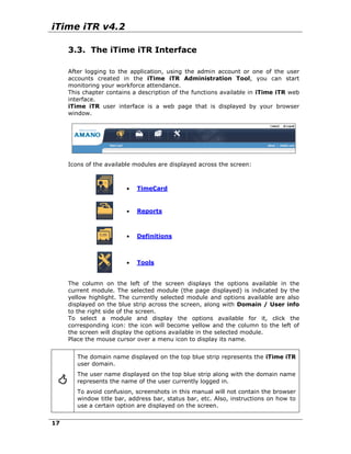iTime - Time and Attendance Manual | PDF