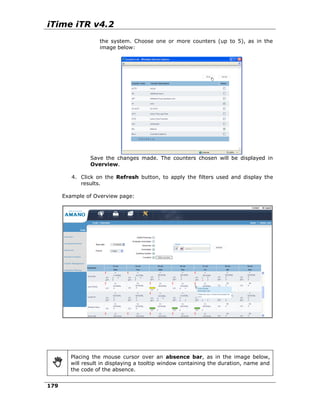 iTime - Time and Attendance Manual | PDF