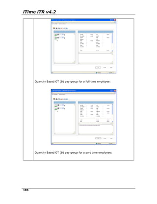 iTime - Time and Attendance Manual | PDF