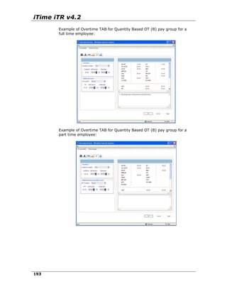 iTime - Time and Attendance Manual | PDF