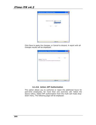 iTime - Time and Attendance Manual | PDF