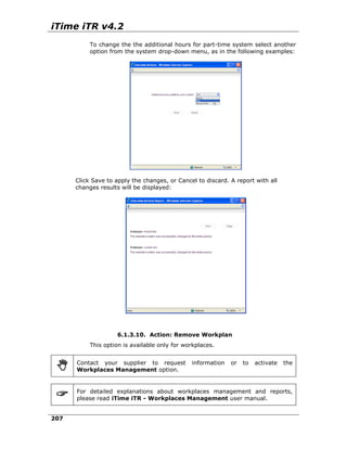 iTime - Time and Attendance Manual | PDF