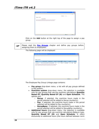 iTime - Time and Attendance Manual | PDF