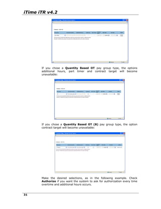 iTime - Time and Attendance Manual | PDF