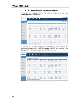 iTime - Time and Attendance Manual | PDF